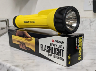 Eveready Heavy Duty Flashlight For industry no. 1351 *Free Shipping* | eBay