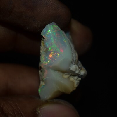 Dry Opal Rough 14.35 Carat Natural Ethiopian Welo Opal Raw Fire Opal ...