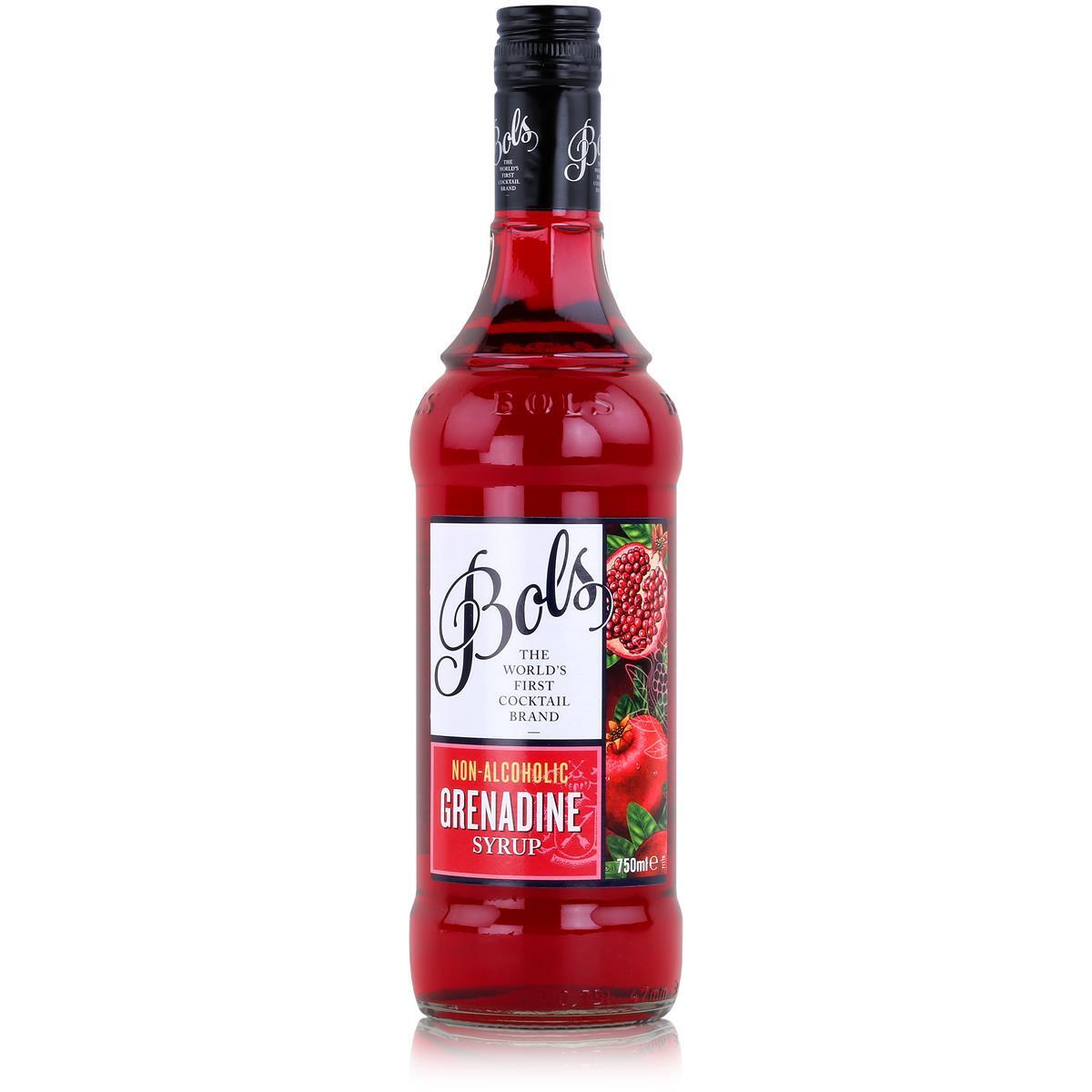 Bols Sirup Grenadine 0,75L - Cocktails Milchshakes Kaffeesirup (1er ...