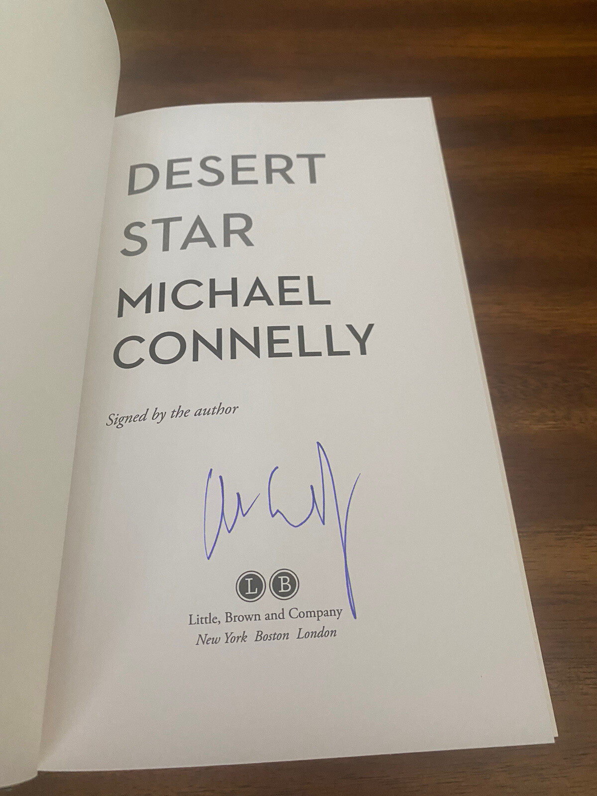 Desert Star by Michael Connelly (2022, Hardcover) SIGNED - 1st PRINT ...