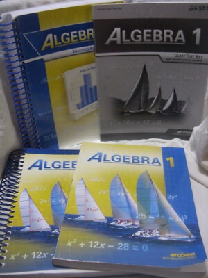 4 PC. ABEKA ALGEBRA 1- ALMOST COMPLETE SET- HIGH SCHOOL CLASS Set- | eBay