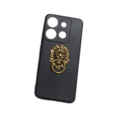 For Tecno Spark Go 2023 3D Lion Head Finger Ring Stand Holder Soft TPU ...