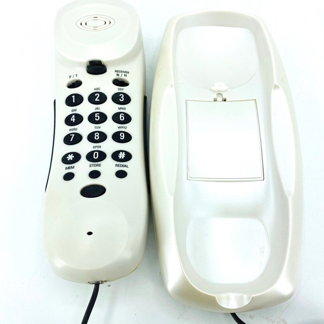 Conair Phone White Slim Design Telephone Fx3000 Caller ID Office Home ...