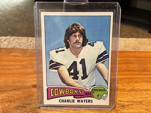 CHARLIE WATERS 1975 Card Topps #59 Rookie Rc DALLAS COWBOYS DB MINT | eBay