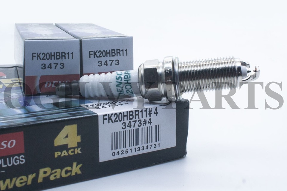 New Set of 6 Iridium Long-Life Spark Plug FK20HBR11/ 3473 For Denso IS ...