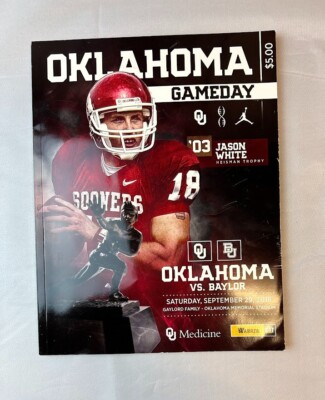Oklahoma Sooners Gameday Booklet with Ticket | eBay
