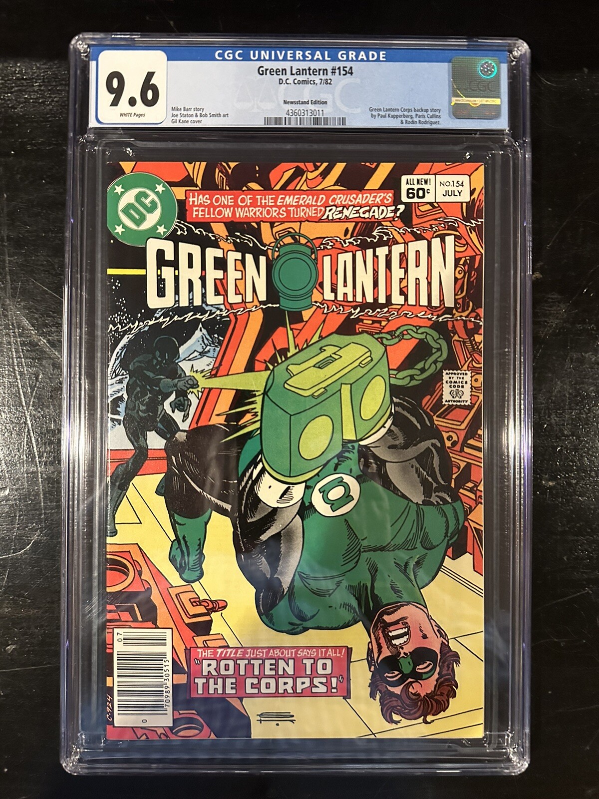 Green Lantern #154 CGC 9.6 (DC 1982) WP! Newsstand! Green Lantern Corps ...