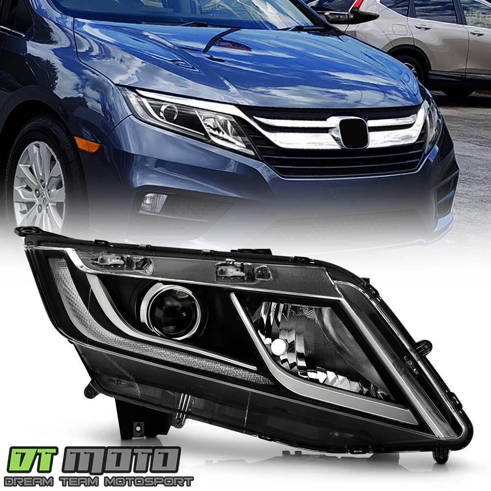 For 2018-2020 Honda Odyssey Halogen w/o LED DRL Projector Headlight ...