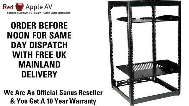 SANUS CFR1620 35" Tall 20u Stackable Skeleton AV Rack for sale online ...