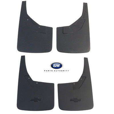 2014-2018 Chevrolet Silverado Front & Rear Splash Guards Flat w ...