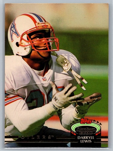 Darryll Lewis 1992 Stadium Club FOOTBALL #526 Houston Oilers | eBay