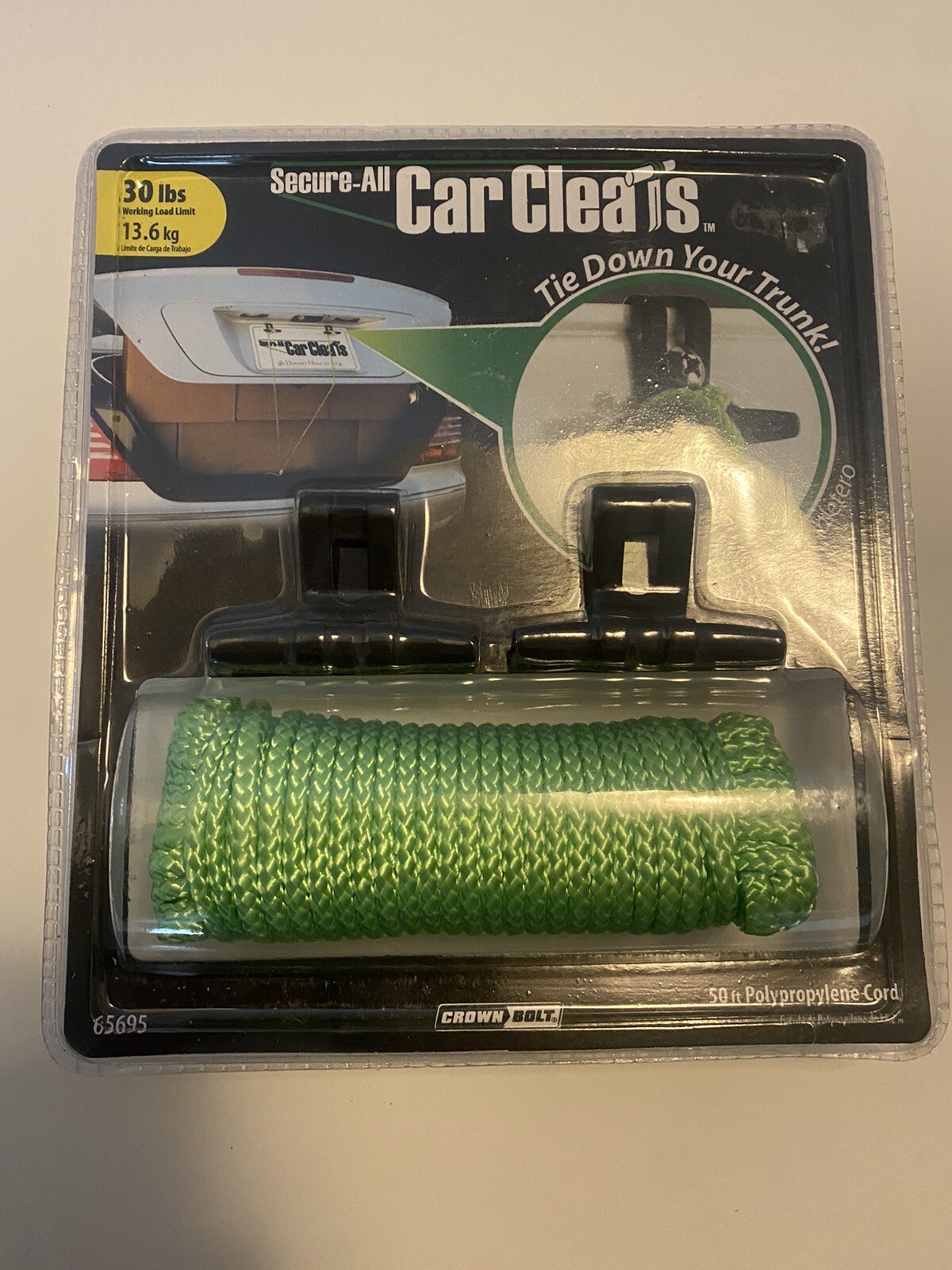 BRAND NEW Trunk-Tite Adjustable Car Trunk Tie-Down Strap Secure-All Car ...