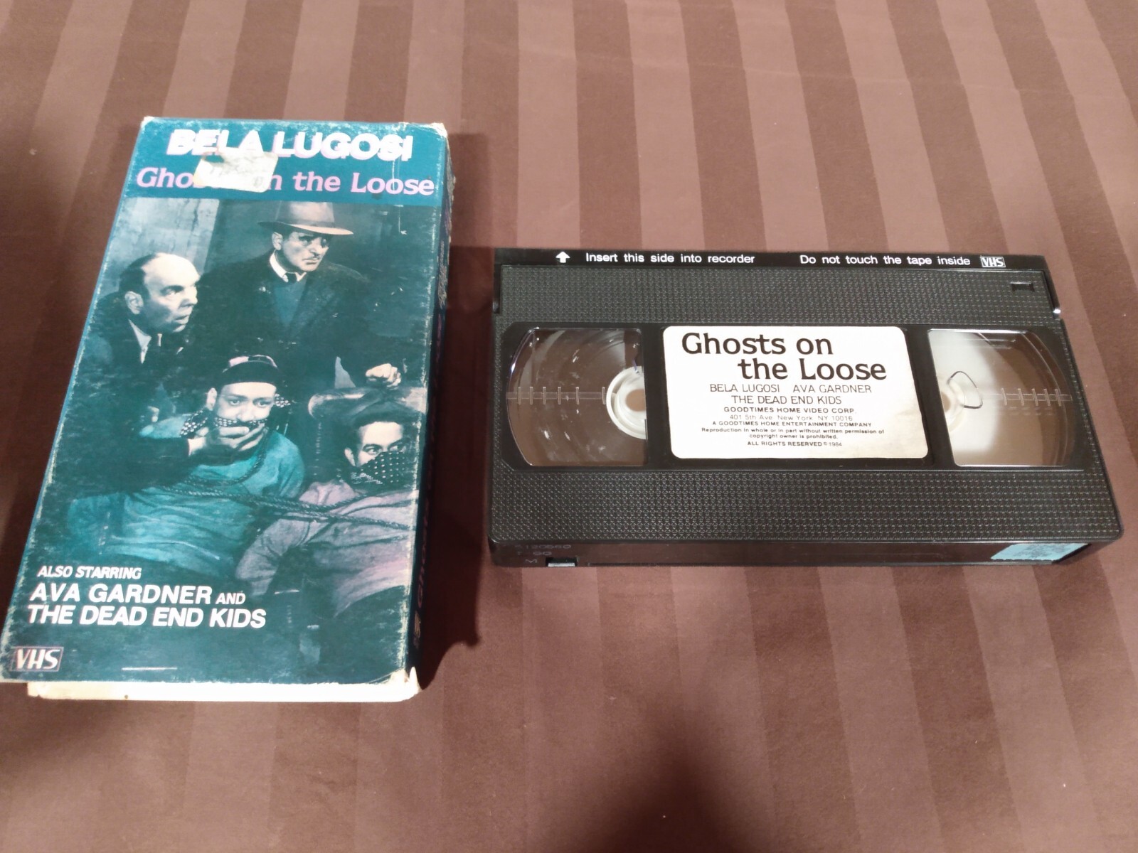 Ghost On The Loose (VHS) 1943 Bela Lugosi Ava Gardner The Dead End Kids ...