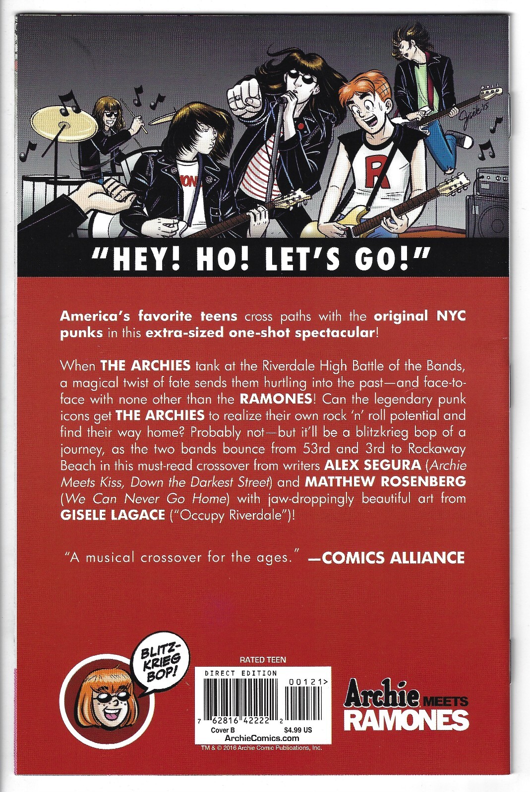 Archie Meets Ramones #1 (2016) Veronica Fish Variant Cover | eBay