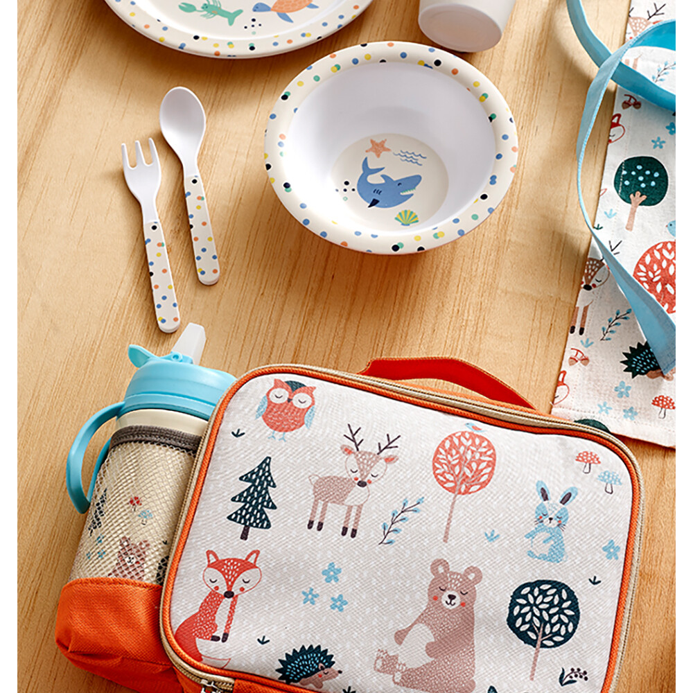 Ladelle Woodland Kids/Children Insulated Zip Lunch/Food Prep Bag w ...