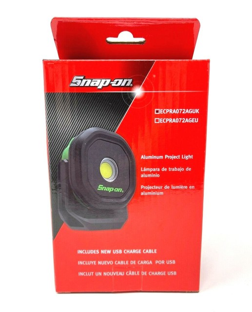Snap on LED Magnetic Puck Light Green Torch Garage ECPRA072AGUK ...