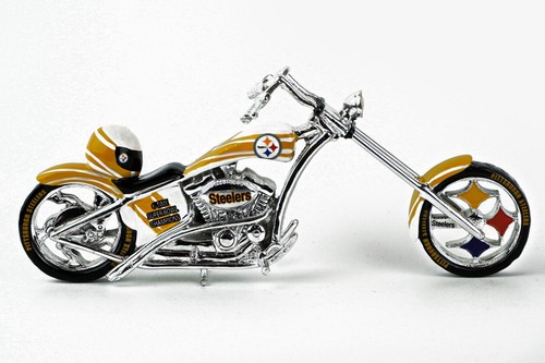 Hamilton Collection Pittsburg Steelers Diecast Chopper Motorcycle (I ...
