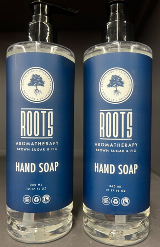2 Bottles Roots Aromatherapy Hand Soap Brown Sugar & Fig 12.17oz Each | eBay