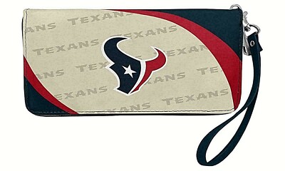 Houston Texans NFL Curve Zip Organizer Ladies Wallet | eBay