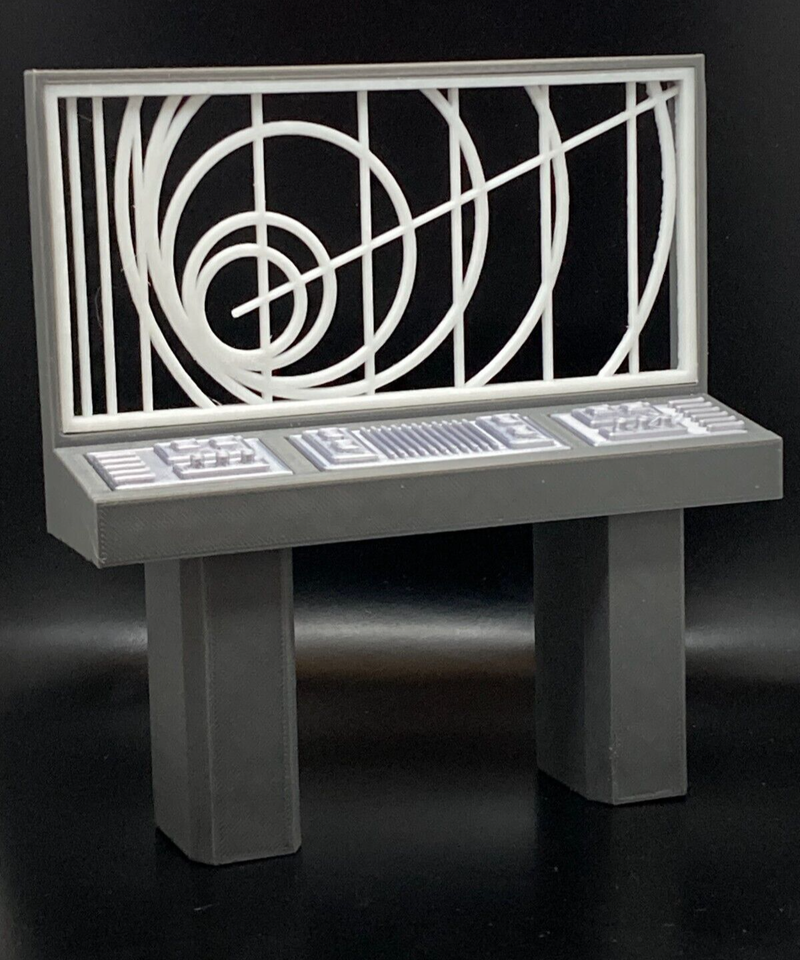 CUSTOM STAR WARS HOTH ECHO BASE TACTICAL COMPUTER for 6" FIGURE DIORAMA ...