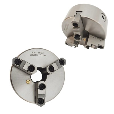 Three-jaw Chuck K11-160A DIY Lathe Self-centering Cast Iron Chuck ...
