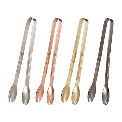 Small Tongs Stainless Steel Reusable Mini Serving Tongs for Party Bar ...