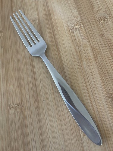 Oneida SIMMER Frost Glossy Handle Stainless Pointed Tip DINNER FORK 8 ...