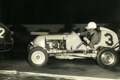 Johnny Ritter shown action here an American outboard midget racing- Old ...