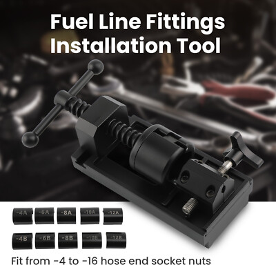 AN4-AN12 Fuel Line Fittings Installation Tool Fuel Hose Repair Tool Kit ...