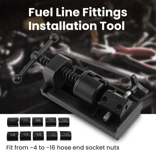 AN4-AN12 Fuel Line Fittings Installation Tool Fuel Hose Repair Tool Kit ...