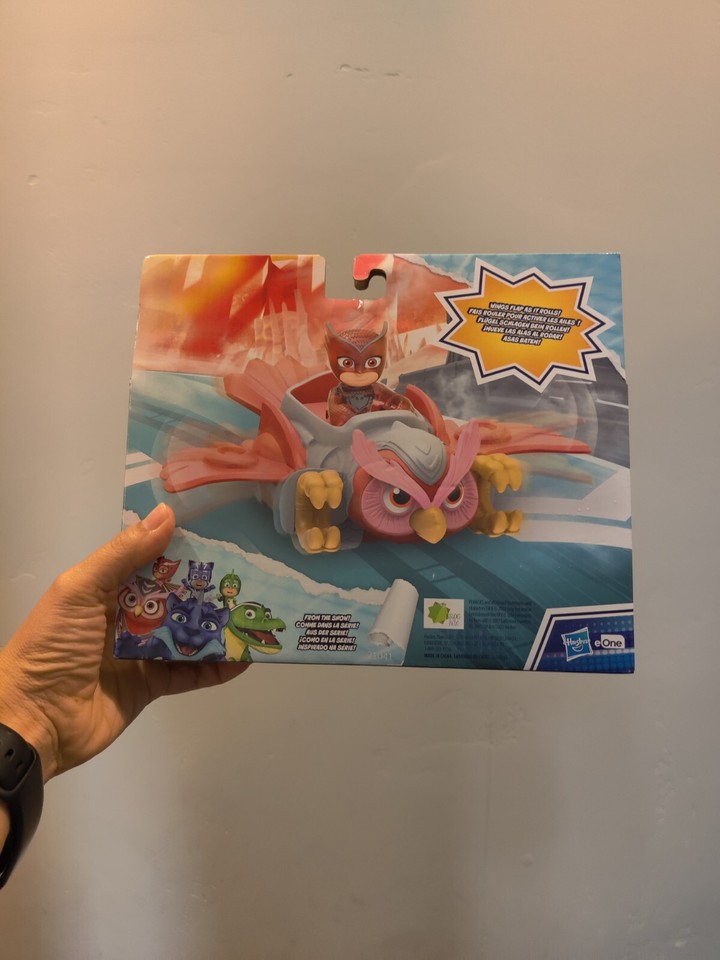 Hasbro PJ Masks Owlette Deluxe Vehicle Preschool Toy Owl Glider Car ...