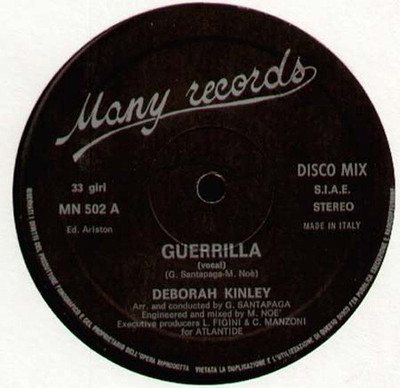 DEBORAH KINLEY - Guerilla - 1983 Viele Records Italy ‎– Mn 502 | eBay.de