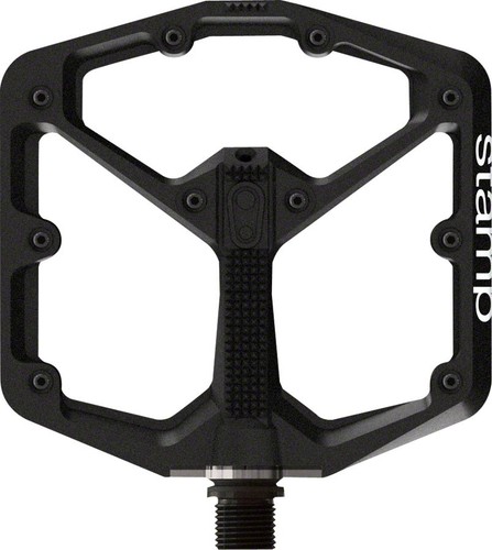 Crank Brothers Stamp Large Pedals: Black Flat / Platform 9/16 ...