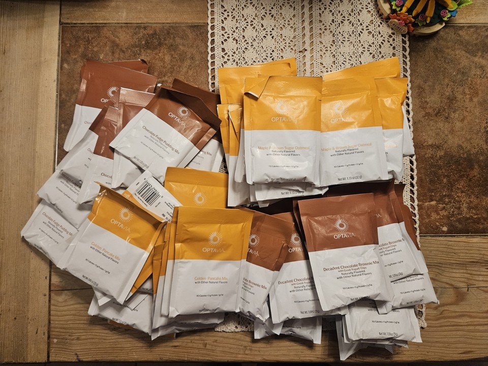 Optavia Fuelings Lot Pancakes, Oatmeal, Brownies, Pudding | eBay