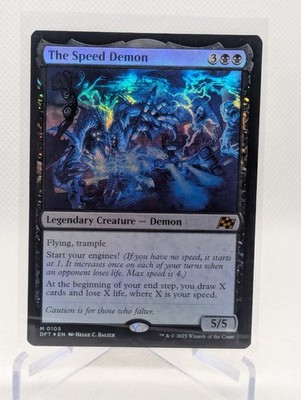 THE SPEED DEMON FOIL 2025 MTG MAGIC THE GATHERING AETHERDRIFT MYTHIC ...