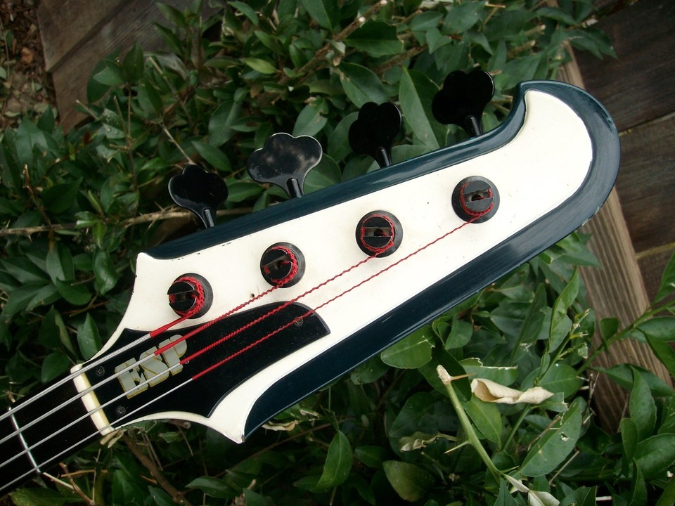 ESP Bass Built Brian Wheat of TESLA Thunderbird Bass THE REAL DEAL ...