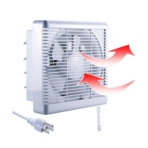 SAILFLO 12 Inch Window Shutter Exhaust Fan with Reversible Airflow ...