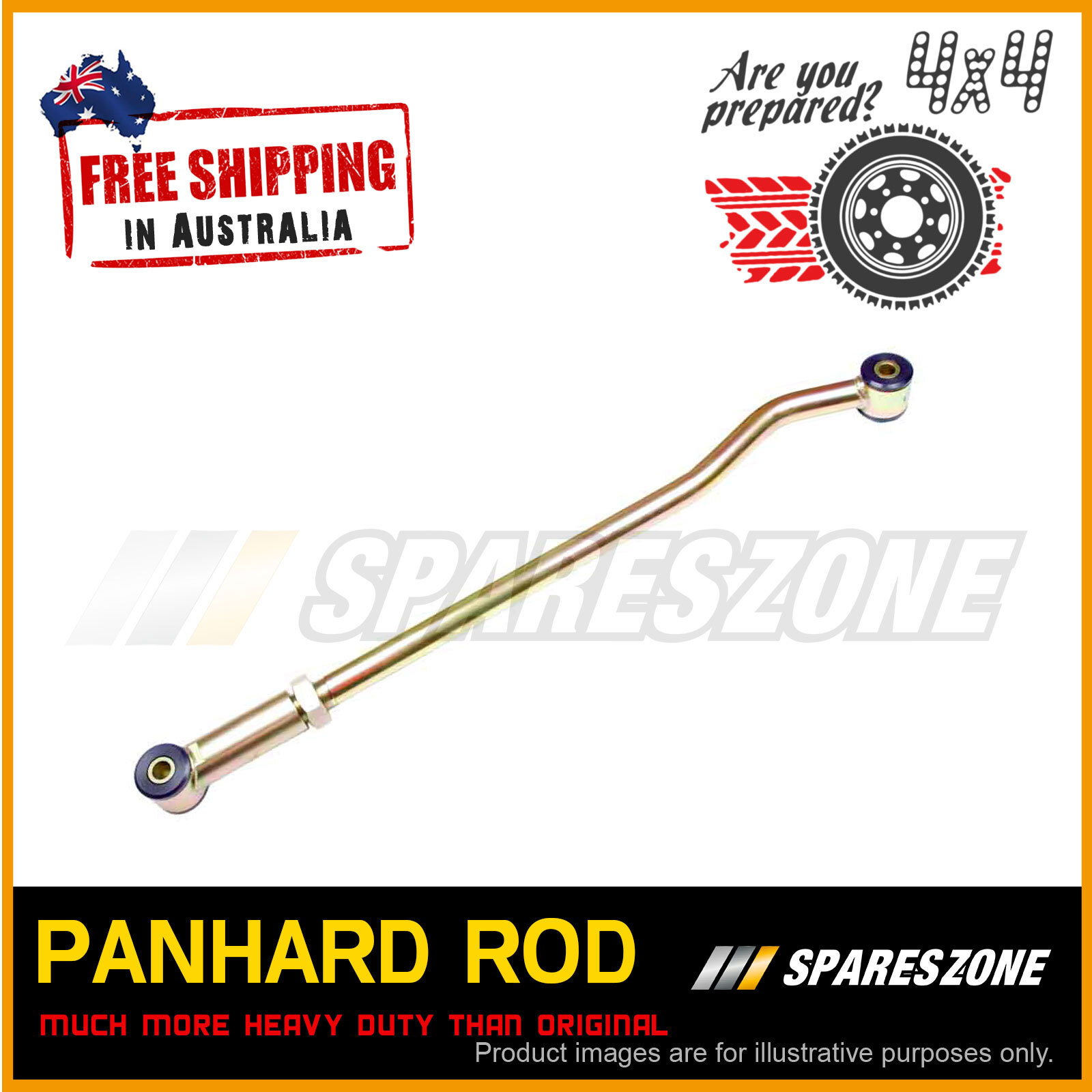 Front Adjustable Panhard Rod for Toyota Landcruiser 80 105 ser with ...