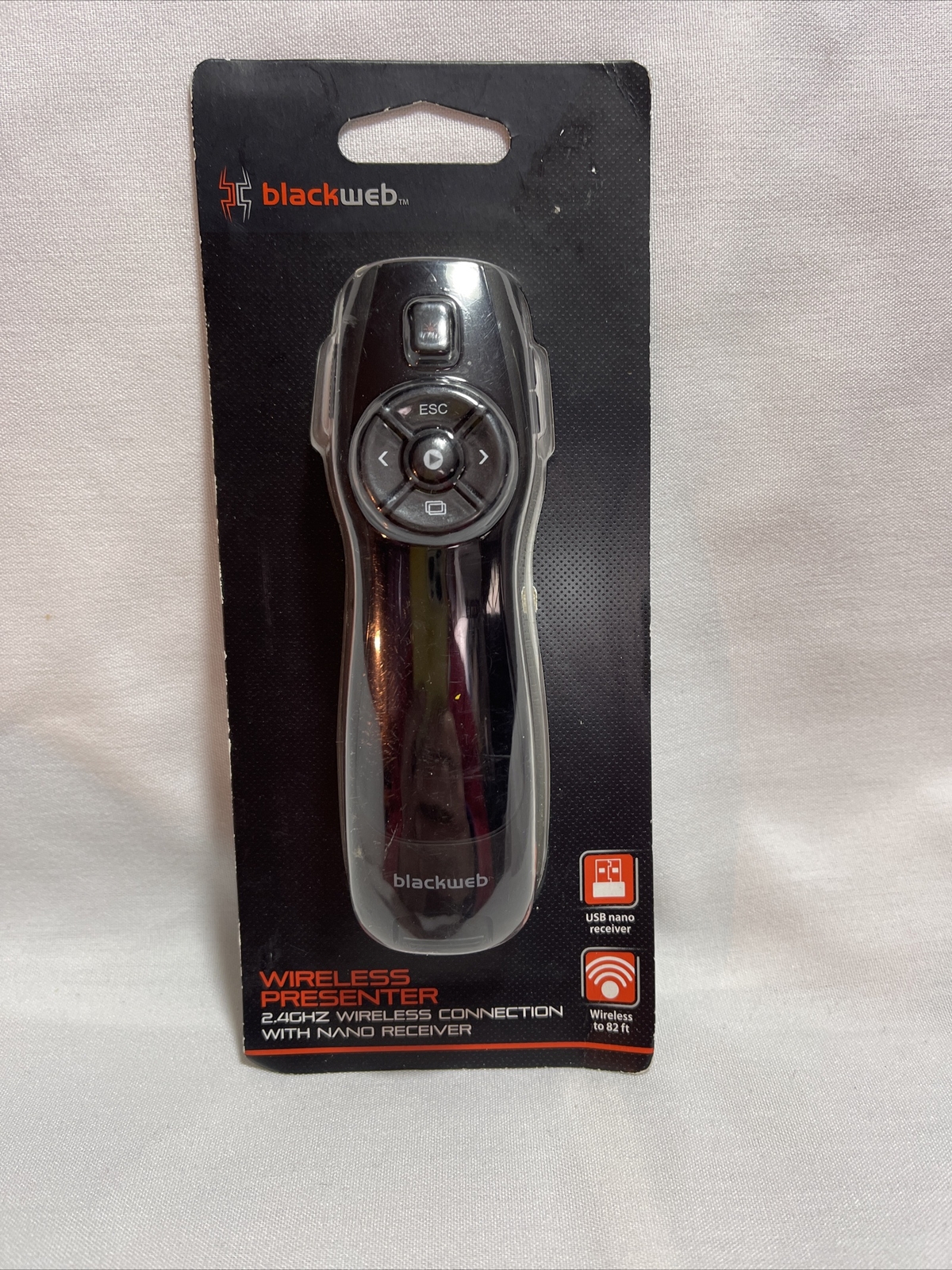Blackweb Remote 2.4ghz Wireless Presenter 82 Ft. Range Bwa18ho013 ...
