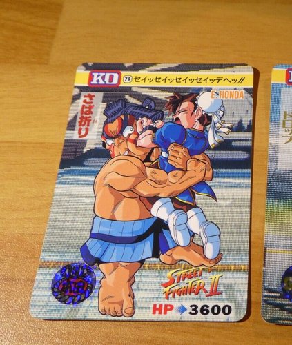 STREET FIGHTER II 2 SUPER [KO] TRADING CARDDASS CARD CARTE 79 MADE IN ...