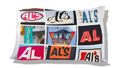 AL Personalized Pillowcase featuring the name in photos of signs | eBay