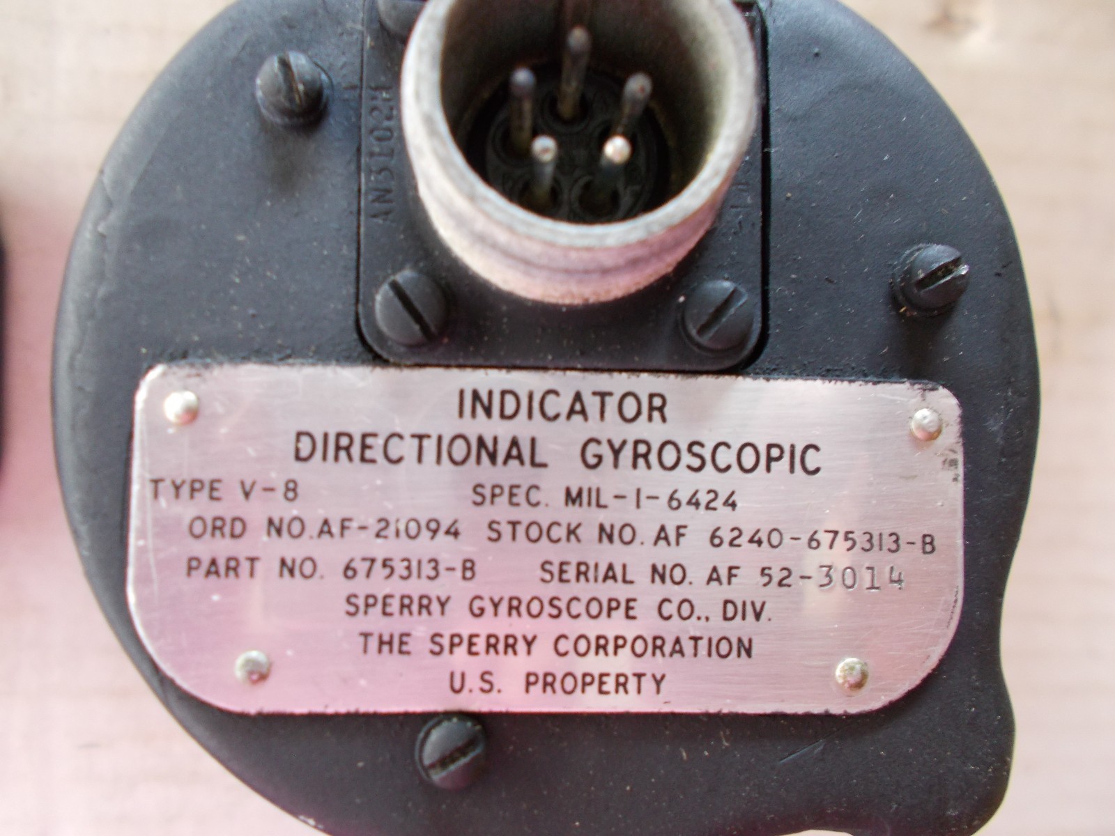 Sperry Directional Gyroscopic Indicator Magnetic Compass 675313-B | eBay