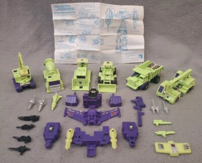 Transformers G1 Devastator 100% Complete Vintage 1985 Constructicons Combiner | eBay
