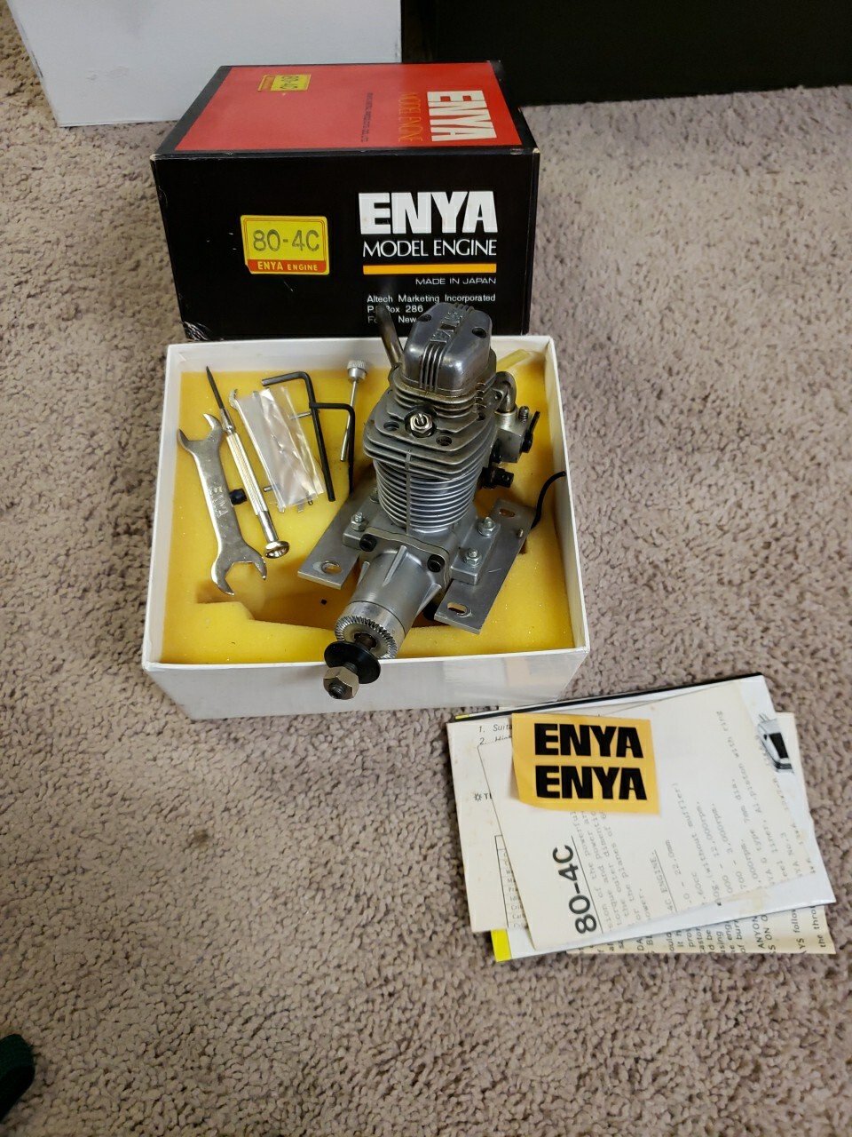 ENYA Engine - Enya 80 four stroke - Clean | eBay