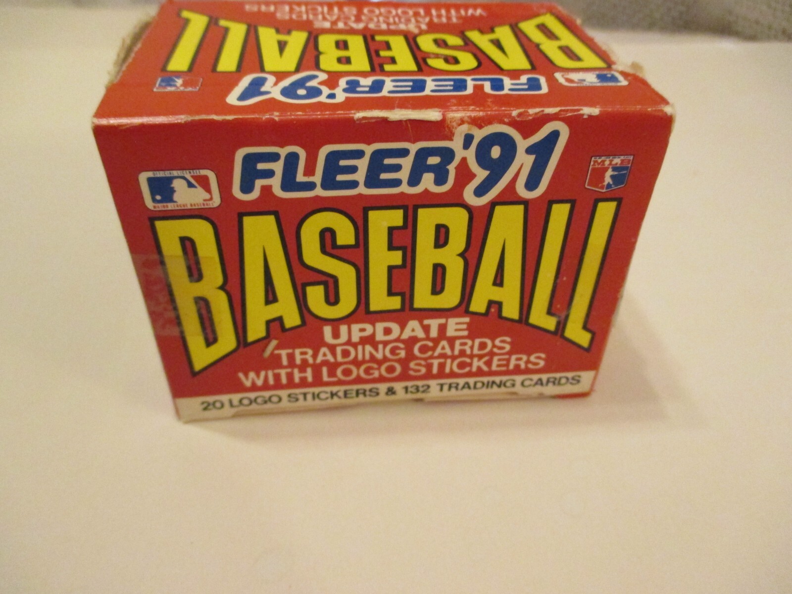 1991 Fleer Baseball Update Trading Cards With Logo Stickers | eBay