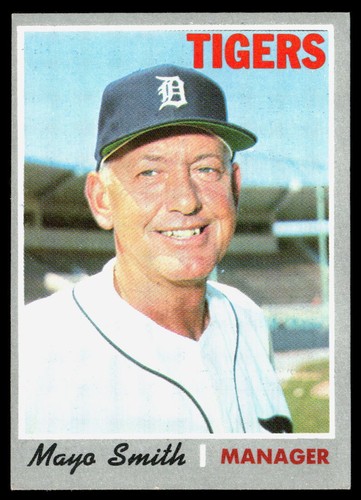 Mayo Smith 1970 Topps #313 EX No Crease MGR | eBay