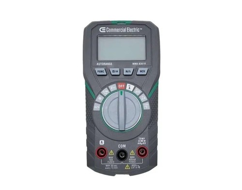 Commercial Electric Digital Multimeter Auto Ranging Backlight LCD ...