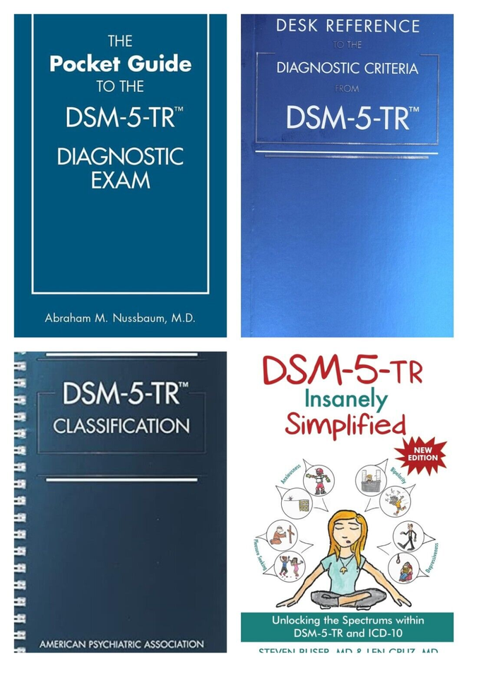 DSM 5 TR Combo Set Desk Reference + Classification + Simplified ...