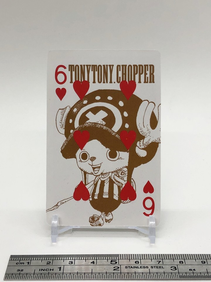 Tony Tony Chopper One Piece Playing Cards 2016 Anime Japanese Hearts #6 ...