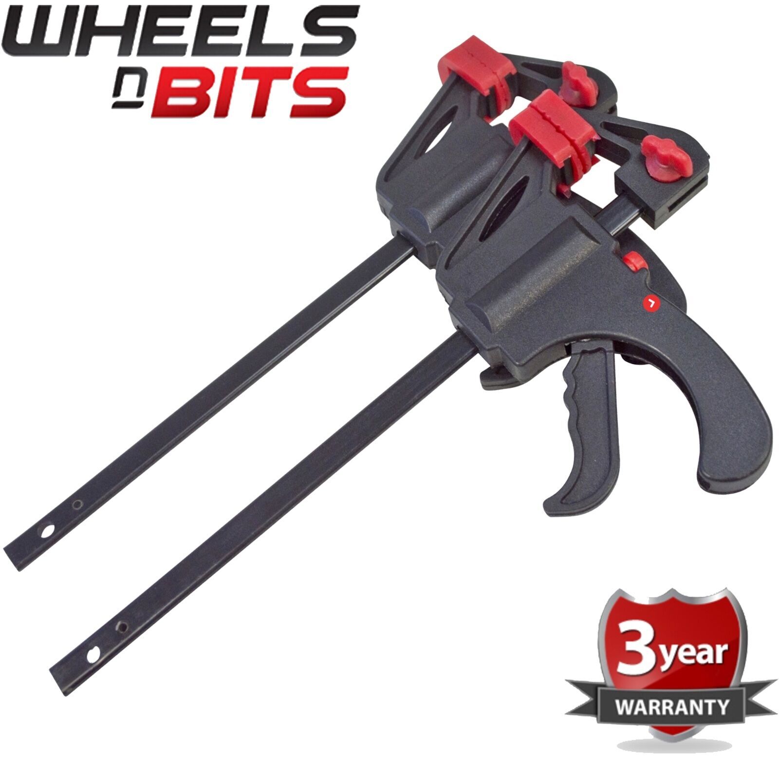 New 2pc Quick Grip Ratchet Vice Bar Clamps 4" / 100mm Rapid Clamp ...